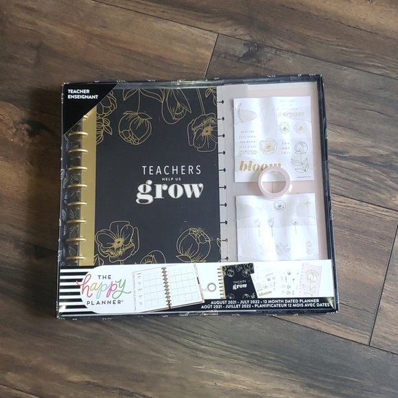 The Happy Planner | Office | Nwt Big Happy Planner Teacher Layout Grow ...